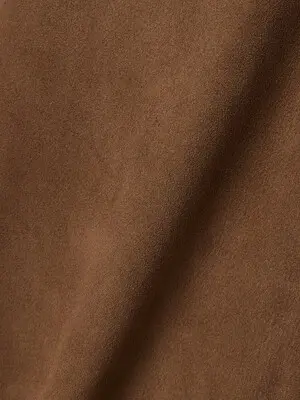 Loewe Paneled Suede Wide-leg Pants