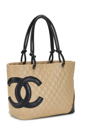 Chanel Cambon Quilted Calfskin Tote