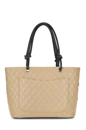 Chanel Cambon Quilted Calfskin Tote