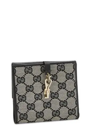 Gucci Original Gg Canvas Jackie Compact Wallet