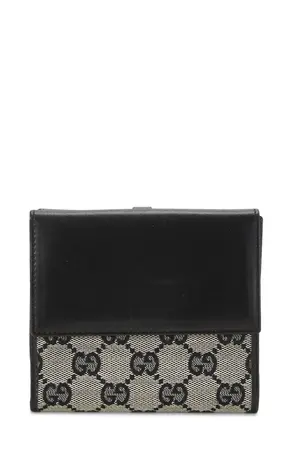 Gucci Original Gg Canvas Jackie Compact Wallet