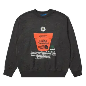 The North Face X Online Ceramics Graphic Crew Sweatshirt - Black