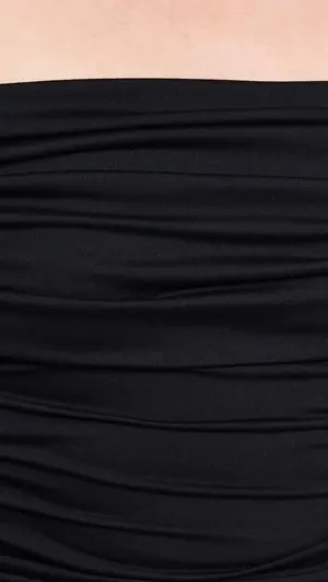 Susana Monaco Off-shoulder Gathered Top - Black