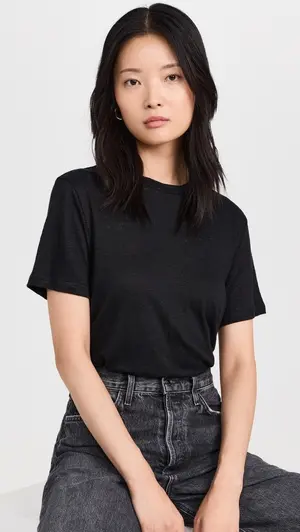 Sold Out NYC The Linen Perfect Tee - Black