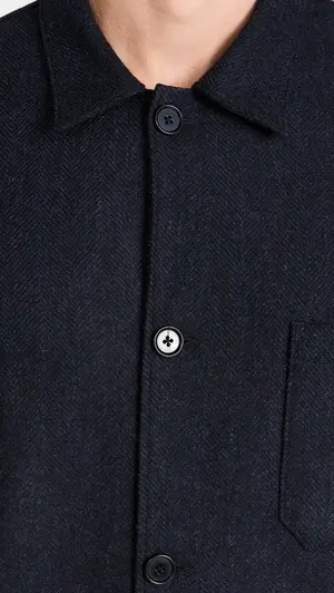 Portuguese Flannel Labura Herringbone Wool Jacket