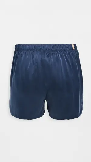 Lunya Washable Silk Boxers - Deep Blue