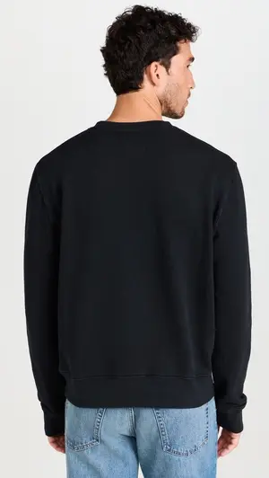 Citizens Of Humanity Vintage Fleece Crewneck Sweatshirt - Washed Black
