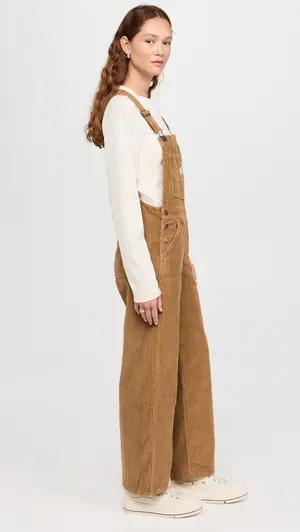 LEVI'S Full Length Baggy Corduroy Overalls
