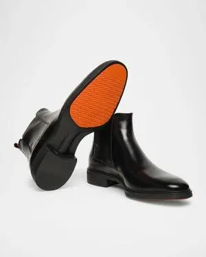 Santoni Easy Chelsea Boots - Black