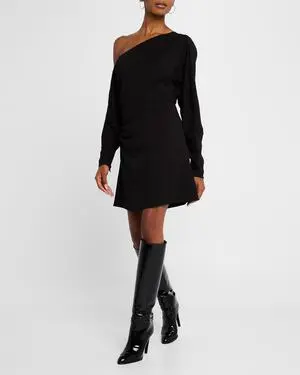 taylon off the shoulder mini dress black Chic Evening Off-The-Shoulder Mini Dress