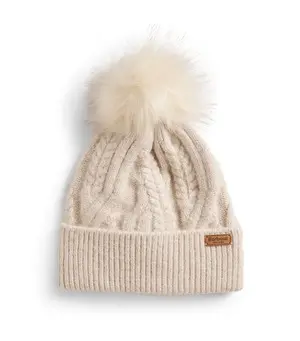 Barbour Pom-pom Elsdon Beanie - Ivory