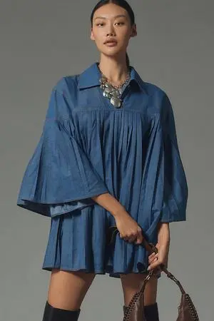 FOREVER THAT GIRL Katherine Denim Swing Mini Dress