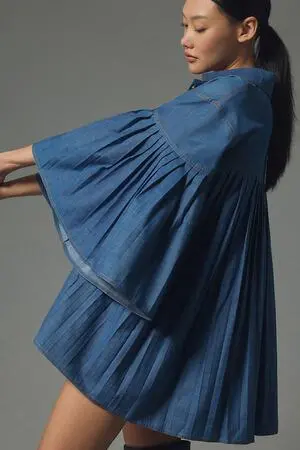 FOREVER THAT GIRL Katherine Denim Swing Mini Dress