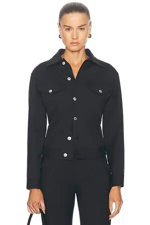 Moschino Cropped Denim Jacket