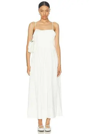 Lpa Annalie Midi Dress - White