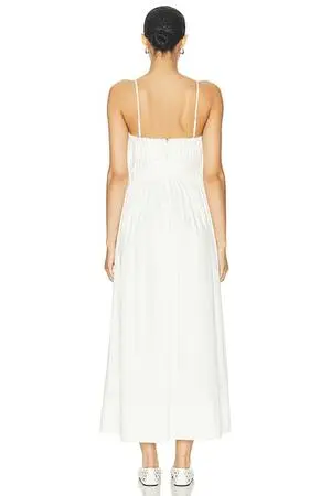 Lpa Annalie Midi Dress - White