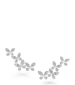 Graff Butterfly Diamond Earrings - White
