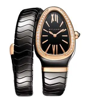 BVLGARI Serpenti Spiga Watch - Black