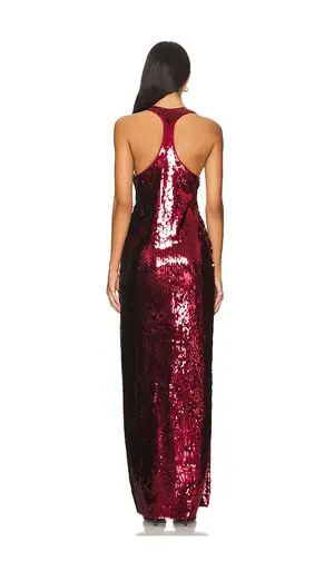 Retrofete Bella Sequin Dress - Port