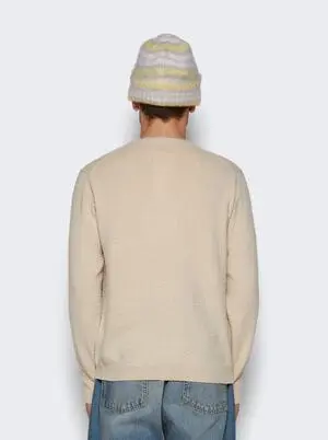 MAISON MARGIELA Cashmere Crewneck - Beige