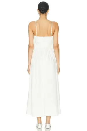 Lpa Annalie Midi Dress - White