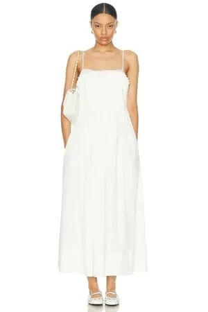 Lpa Annalie Midi Dress - White