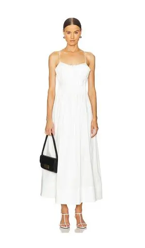 Lpa Annalie Midi Dress - White