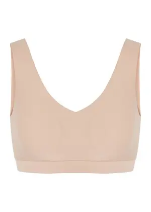 Chantelle Soft Stretch Walnut Padded Soft-cup Bra - Nude