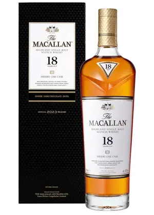 THE MACALLAN Year Old Sherry Oak Scotch Whisky 2023, Whisky, Lace - 18