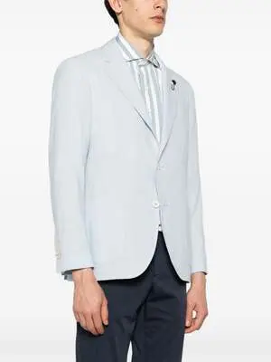 LARDINI Striped Single-breasted Blazer