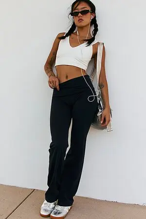 Free People Never Better Foldover Pants