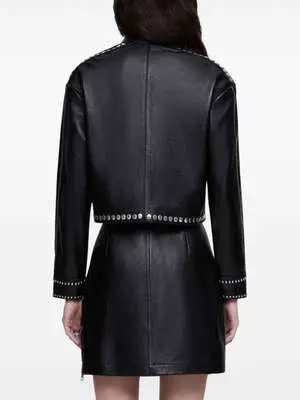 RE/DONE Stud-embellished Biker Jacket