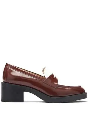 STUART WEITZMAN 40mm Kaia Loafers - Brown