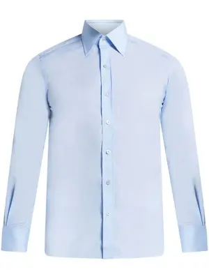 TOM FORD Cotton Shirt - Blue