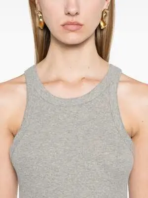 TOTEME Curved Ribbed Tank Top