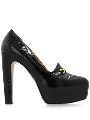 TOM FORD 135mm Whitney Croc-embossed Platform Pumps