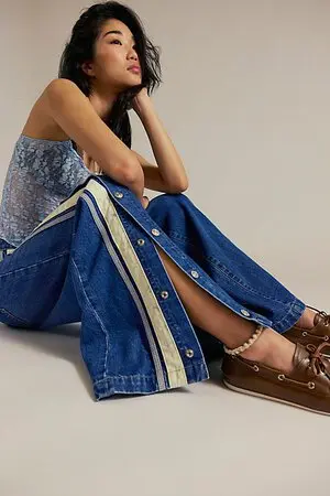 Free People We The Free Finish Line Wide-leg Jeans