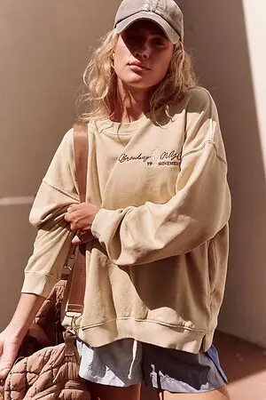 Free People All Star Pullover Broadway Sweatshirt