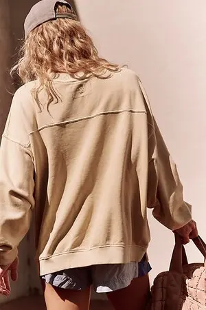 Free People All Star Pullover Broadway Sweatshirt