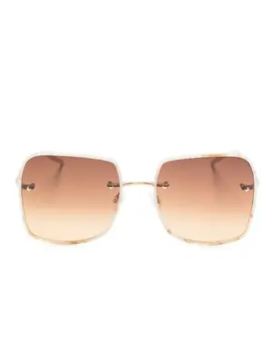 Barton Perreira Sharona Sunglasses - Neutrals
