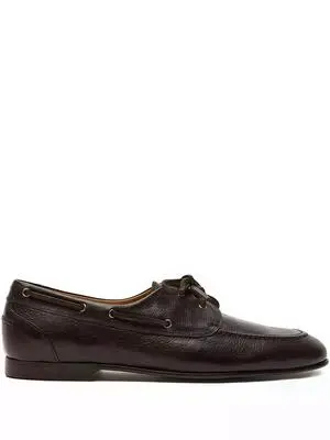 SCAROSSO Ginevro Loafers - Brown