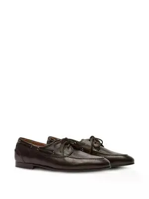 SCAROSSO Ginevro Loafers - Brown