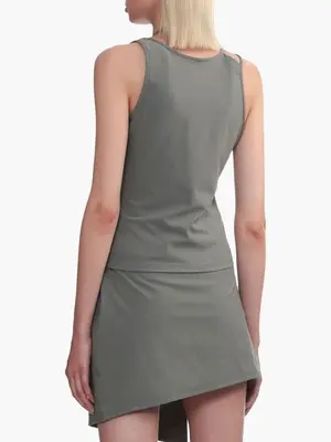 HELIOT EMIL Strap-detail Draped Top - Green