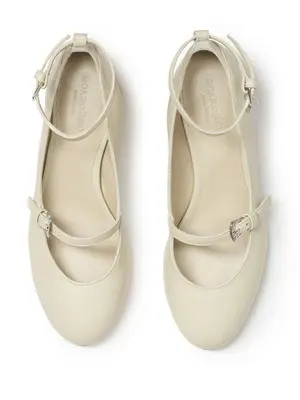 SCAROSSO 35mm June Pumps - White