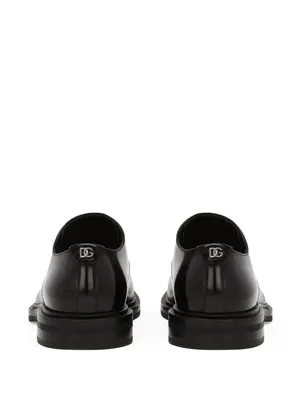 Dolce & Gabbana Interlocking Dg Plaque Derby Shoes