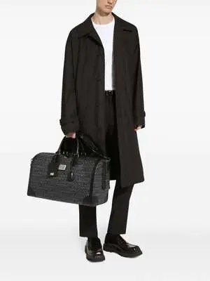 Dolce & Gabbana Logo-jacquard Holdall - Black