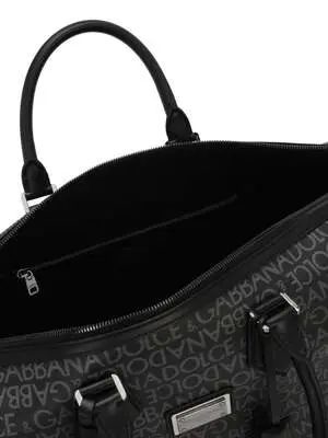 Dolce & Gabbana Logo-jacquard Holdall - Black