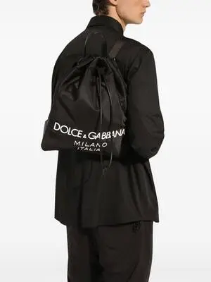Dolce & Gabbana Logo-print Backpack - Black