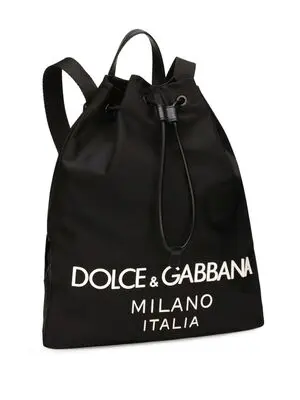 Dolce & Gabbana Logo-print Backpack - Black