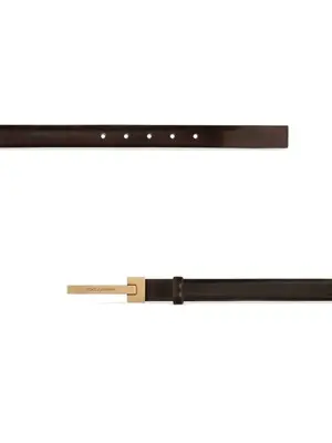 Dolce & Gabbana Leather Belt - Brown